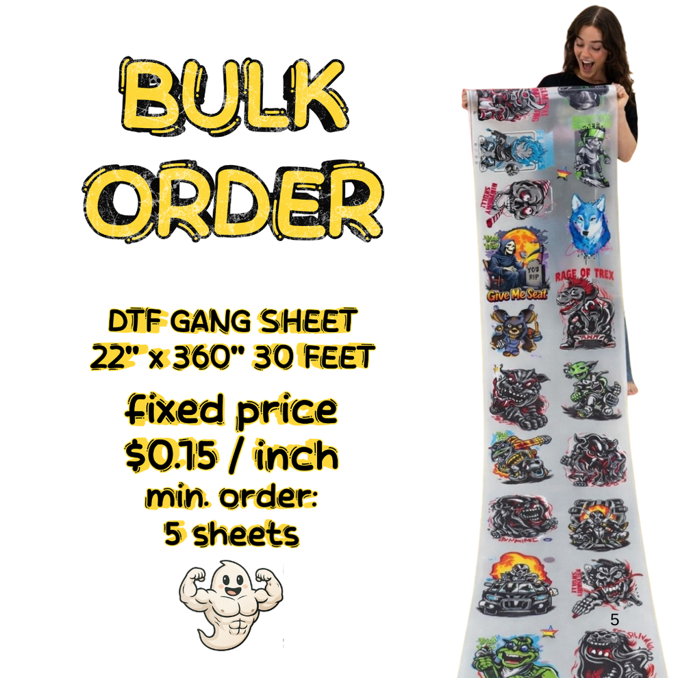 BULK SHEET – $0.15 per Inch
